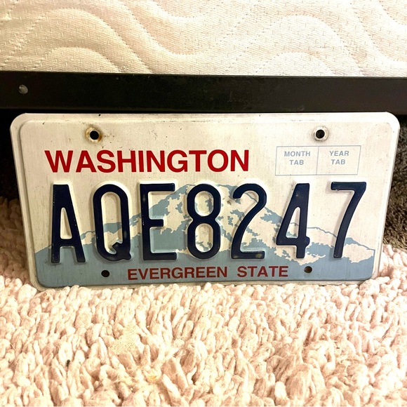 Wall Decor | Washington Evergreen State License Plate | Poshmark